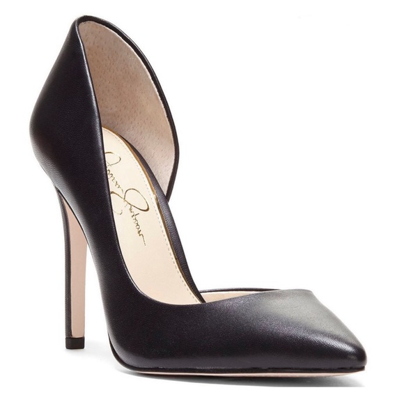 Jessica Simpson | Shoes | Jessica Simpson Paryn Dorsay Black Leather ...